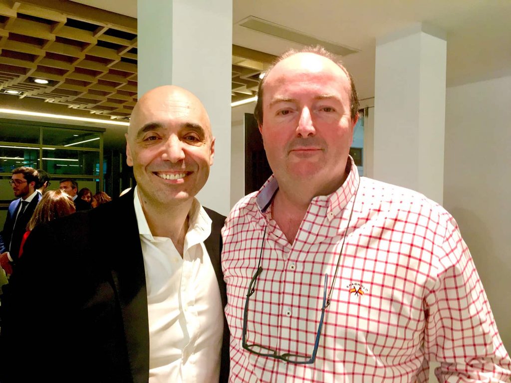 Álvaro Satrústegui CEO de Exsel y el Networking de Cipri Quintas - EXSELUWA